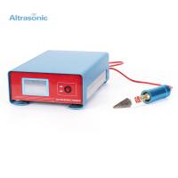 China 24kHz Ultrasonic Cutting Machine for Leather Plastic PP PVC 300W for sale