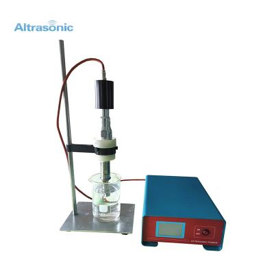 China 20kHz 100W-1500W Ultrasonic Homogenizer with Titanium Probe for Liquid Processing for sale