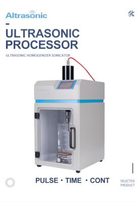 China Lab Type Ultrasonic Homogenizer Sonochemistry Soundproof Functions Box for sale
