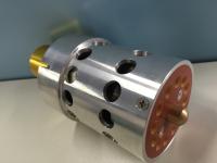 China 20kHz 2000W Ultrasonic Welding Converter Replacement Dukane 110-3122 Titanium Golden Valve Body for sale