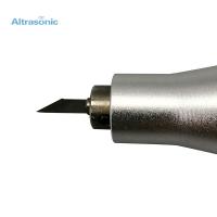 China 40kHz Ultrasonic Knife Cutter 100W for Non Woven Fabric Snakeskin Bag Cutting for sale