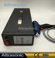 China 28kHz Ultrasonic Riveting Welding Machine Titanium Aluminum Alloy for Fabric Plastic Bonding 300W 500W for sale