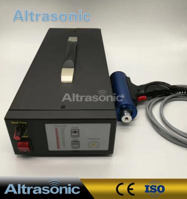 China 28kHz Ultrasonic Riveting Welding Machine Titanium Aluminum Alloy for Fabric Plastic Bonding 300W 500W for sale