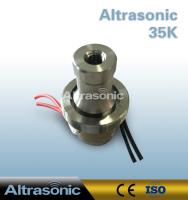 China 35kHz Replacement Telsonic Ultrasonic Converter 800-1000W Stainless Protective Housing for sale