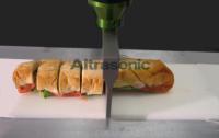 China 20kHz 800W Hand Held Ultrasonic Food Cutting Machine for Cream Sponge and Slab Cheesecake 305mm Blade for sale