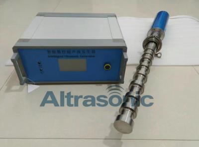 China 3000W Ultrasonic Dispersing Equipment with Nine Section Whip Tool 316 SUS Quick Flange 20kHz for sale