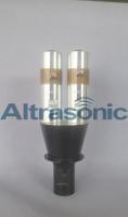 China 15 kHz Ultrasonic Double Horn Transducer 4200W High Power Welding Transducer for sale