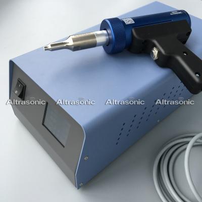 China Small Ultrasonic Spot Welding Machine for Textile Inserts Rear Panels for sale