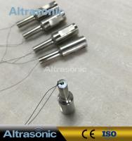 China 8 Heads Ultrasonic Plastic Welding Machine Simultaneously Embedding Copper Antenna onto PVC Layer for sale