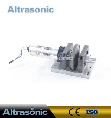 China 800W 35KHz Ultrasonic Titanium Rotary Wheel Sealing Machine for Taffeta Oxford Fabric for sale