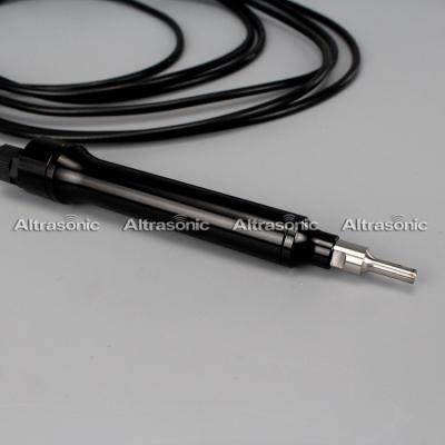 China 70kHz 100W High Frequency Piezoelectric Ultrasonic Plastic Welding Machine for RFID Inlay Embedding for sale
