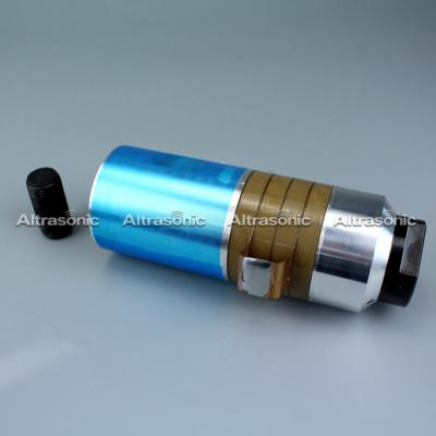 China 15kHz Ultrasonic Welding Transducer 2600W PZT4 High Frequency Transducer for sale
