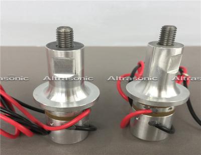 China 35kHz 900W Replacement Rinco Ultrasonic Converter Aluminum Dual Ceramic Discs M18x1.25 for sale