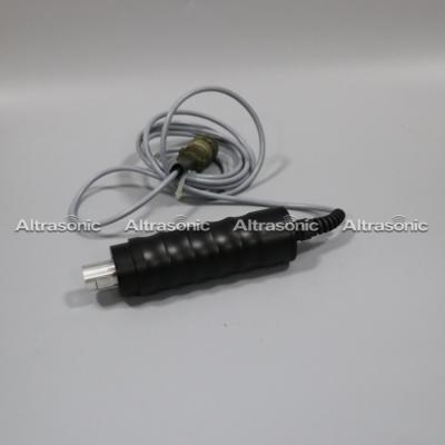 China Cylinder Type Hand Welder Ultrasonic Assembly Spot Welding System 35kHz 1000W ABS PP for sale