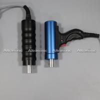 China Cylinder Type Hand Welder Ultrasonic Assembly Spot Welding System 35kHz 1000W ABS PP for sale