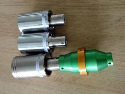 China Replacement Ultrasonic Transducer Branson CJ20 2000W 20kHz with Gold Booster 1:0.6 Ratio for sale