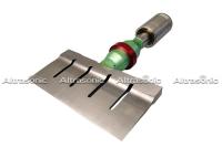 China Ultrasonic Food Cutting Machine 800W 20kHz with 305mm Titanium Blade Adjustable Height for sale