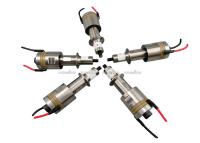 China 60kHz 100W Ultrasonic Transducer with Titanium Booster for Welding Cutting Sewing for sale