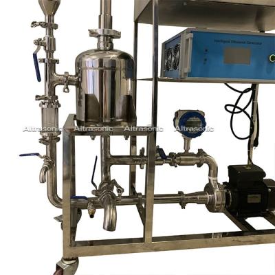 China 20kHz 3000W Ultrasonic Homogenizer Circular System Titanium Aluminum Selectable for sale