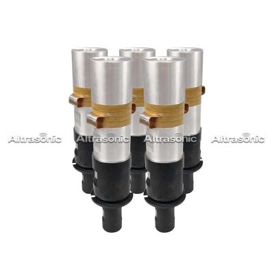 China 20kHz 1500W Ultrasonic Welding Transducer for Mask Making Machine 50mm Ceramic Disc for sale