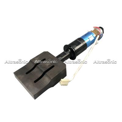 China 100x20mm 20kHz Ultrasonic Transducer and Welding Horn for 3 Layer Mask Machine for sale