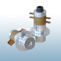 China Piezoelectric 50KHz Ultrasonic Welding Transducer 600W 4 Ceramic Discs M8 Bolt for sale