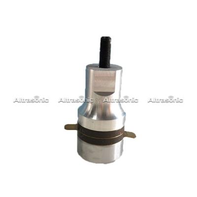China 35kHz 500W Ultrasonic Welding Transducer 2 Ceramics Spot Welder Sewing Machine for sale