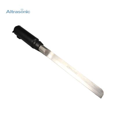 China 220mm Titanium Blade Ultrasonic Food Cutting Machine 28kHz 100W for Bakery and Frozen Food for sale