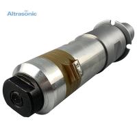 China 20kHz 1500W Ultrasonic Welding Transducer for Non Woven Fabrics with 50mm Ceramic Disc for sale