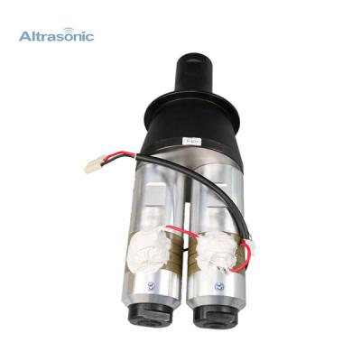 China 15 kHz Ultrasonic Double Horn Transducer 4200W High Power Welding Transducer for sale