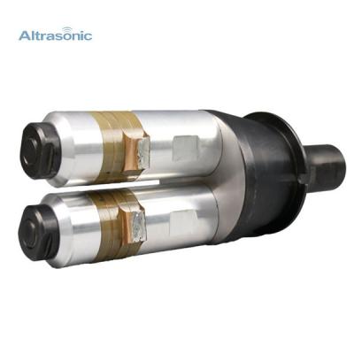 China Double Piezoelectric Transducer Ultrasound Frequency Converter 15kHz 4200W for sale