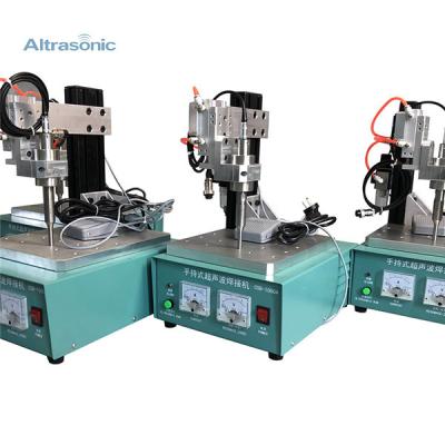 China Disposable Earloop Face Mask Ultrasonic Spot Welding Machine 35khz High Power for sale