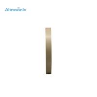 China Yellow Piezoelectric Ceramic Ring 50mm for Ultrasonic Welding Converter High Q Value for sale