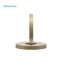 China Yellow Piezoelectric Ceramic Ring 50mm for Ultrasonic Welding Converter High Q Value for sale