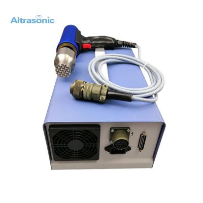 China Handheld Ultrasonic Spot Welder 800W 35kHz for Fabric and Plastic Welding for sale