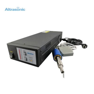 China 30kHz Portable Ultrasonic Cutting Machine 200W for Carbon Prepreg Rubber Leather Cloth for sale