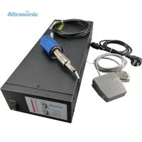 China Small Hand Held Ultrasonic Plastic Cutting Machine Titanium Alloy Blade for sale