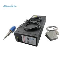 China 30kHz Ultrasonic Cutting Machine Titanium Blade 200W for PVC Nylon Sheets Fabric Plastic for sale