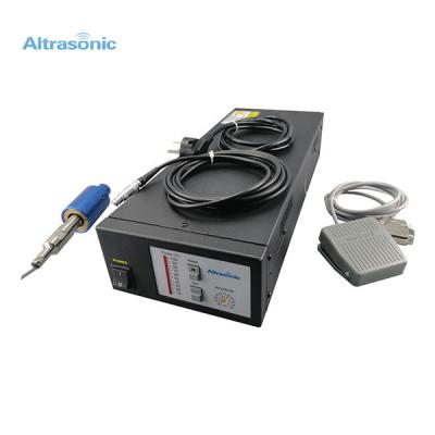 China 30kHz Ultrasonic Cutting Machine Titanium Blade 200W for PVC Nylon Sheets Fabric Plastic for sale