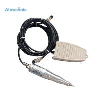 China 40kHz Replaceable Blade Ultrasonic Fabric Cutting Machine 100W 220V for sale