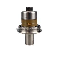 China 35kHz Ultrasonic Titanium Converter 800-1000W with 2pcs Piezoelectric Ceramics for Welding for sale
