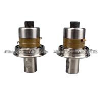 China 35kHz Ultrasonic Titanium Converter 800-1000W with 2pcs Piezoelectric Ceramics for Welding for sale