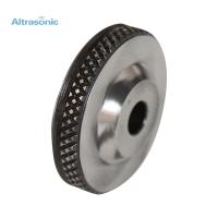China 20 KHz Ultrasonic Sewing Lace Machine Flower Wheel Welding Roller 15mm Customizable Alloy Steel for sale