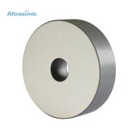 China Customized Disc Shape Piezoelectric Ceramic For Ultrasonic Transducer for sale