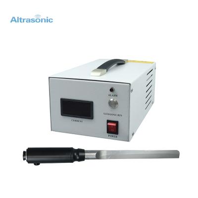 China 500W 28kHz Ultrasonic Food Cutting Machine with Food Grade Titanium Alloy Blade 220mm for sale