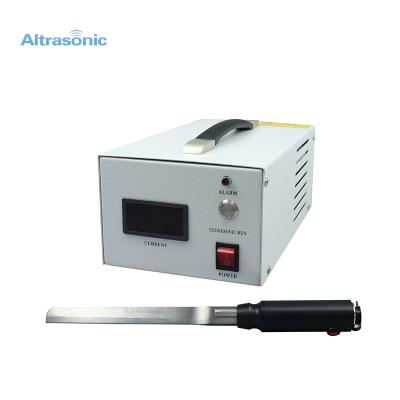 China 28kHz 500W Ultrasonic Food Cutter Handheld Long Blade 220mm for Cake Cheese for sale