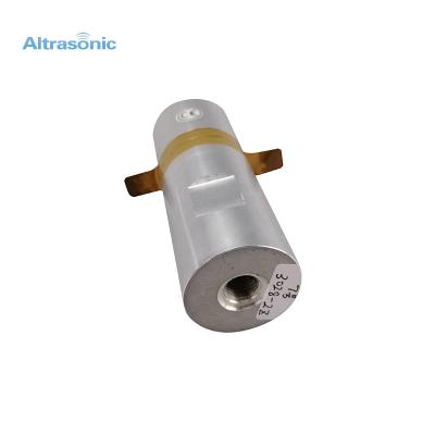China 25kHz 500W Double Ceramics Ultrasonic Welding Transducer Waterproof M12x1 50mm for sale