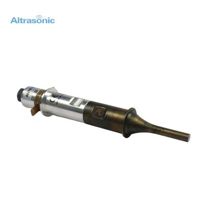 China 28 kHz 300W Ultrasonic Transducer HS-3028-2Z for Plastic Welding Machine with 25mm Ceramic Disc for sale