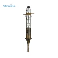 China 28 kHz 300W Ultrasonic Transducer HS-3028-2Z for Plastic Welding Machine with 25mm Ceramic Disc for sale
