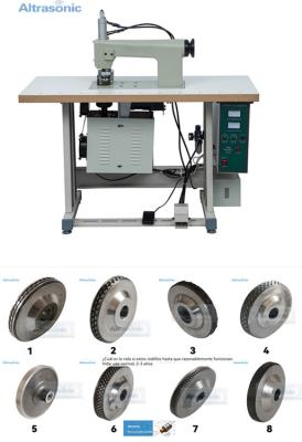 China Customizable Roller Ultrasonic Lace Sewing Machine 2800W for Nonwoven Fabric for sale